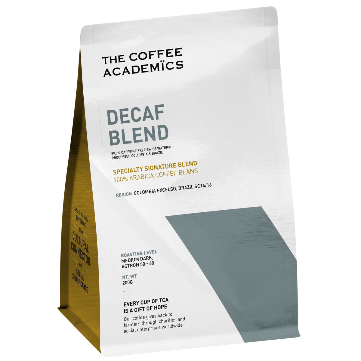 TCA Decaf Blend Roasted Bean (200g/1kg) – The Coffee Academics